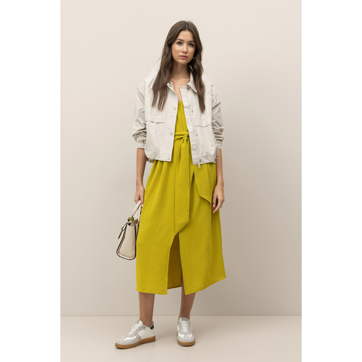 Midi Dress with Bow - 71010048_812 | Vilanova