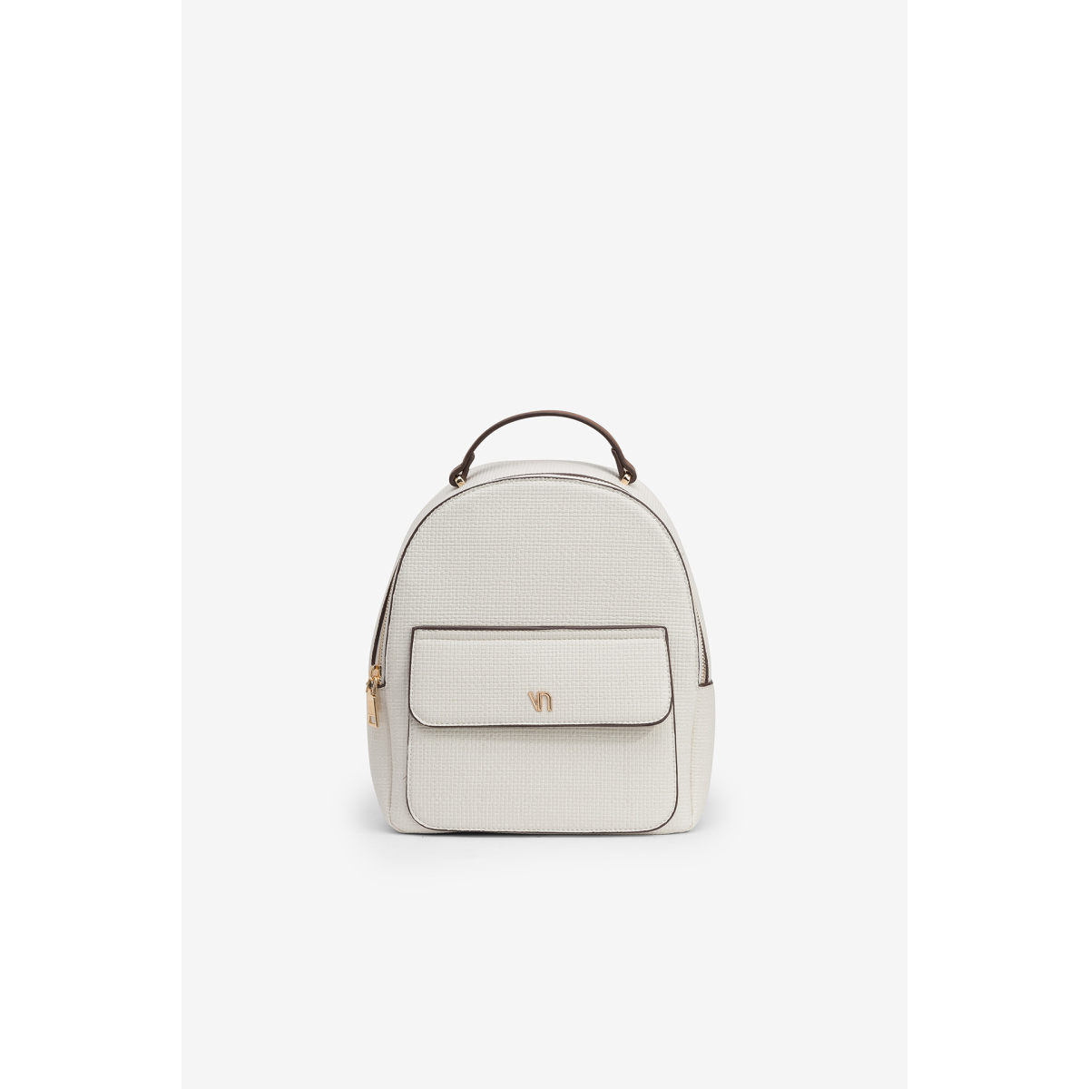 Leather-Effect Backpack with Texture - 71010744_010 | Vilanova